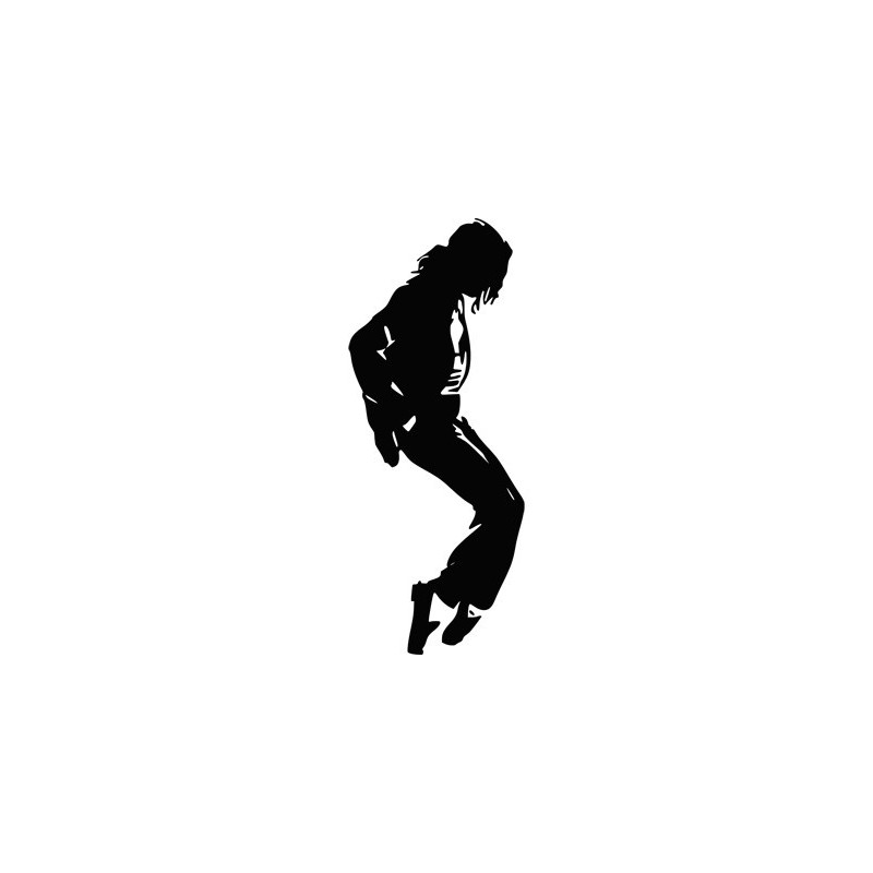 Sticker Michael Jackson Finition du sticker Brillant Sens du sticker ...